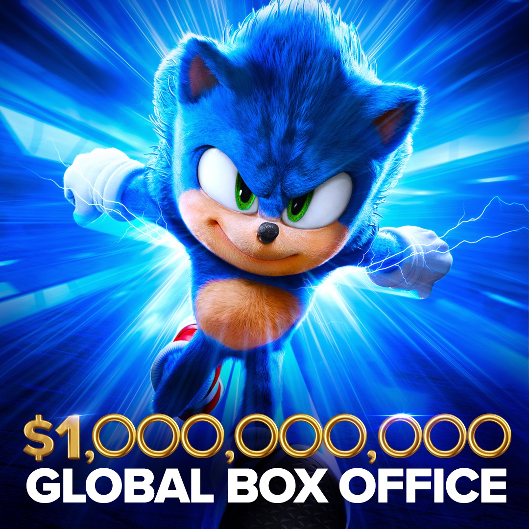 چندگانه سینمایی Sonic the Hedgehog از فروش ۱ میلیارد دلاری عبور کرد